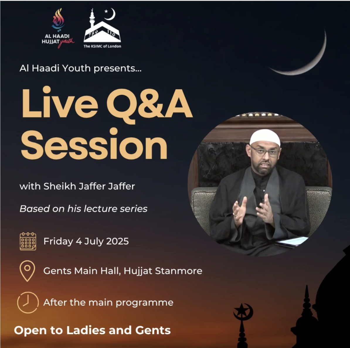 Q&A with Sheikh Jaffer Jaffer - The KSIMC of London - Hujjat, Stanmore